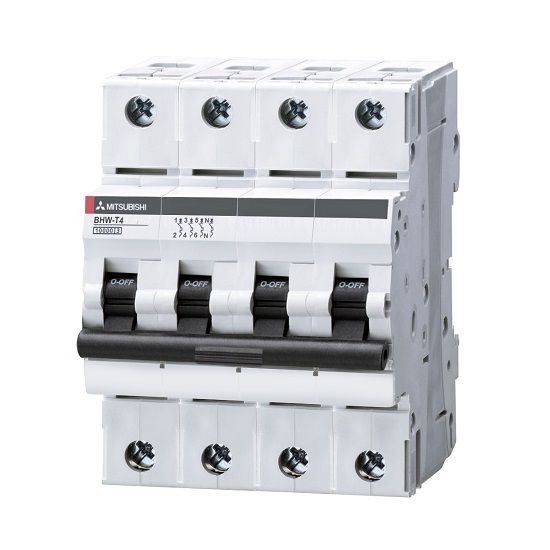 MCB Mitsubishi BHW-T4 4P C16 4.5kA - Công Ty TNHH Thương Mại Cơ Điện Đông Á