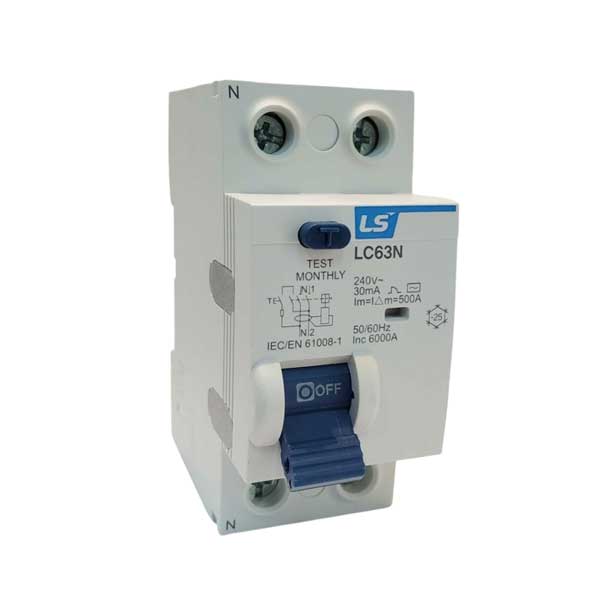 CB chống rò LS LC63N 63A 1P+N 30mA - Công Ty TNHH Thương Mại Cơ Điện Đông Á